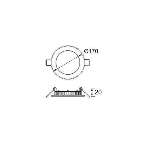 Jüpiter Slim Led Panel 12W 6500K LD472-B865 - 132.50 TL + KDV